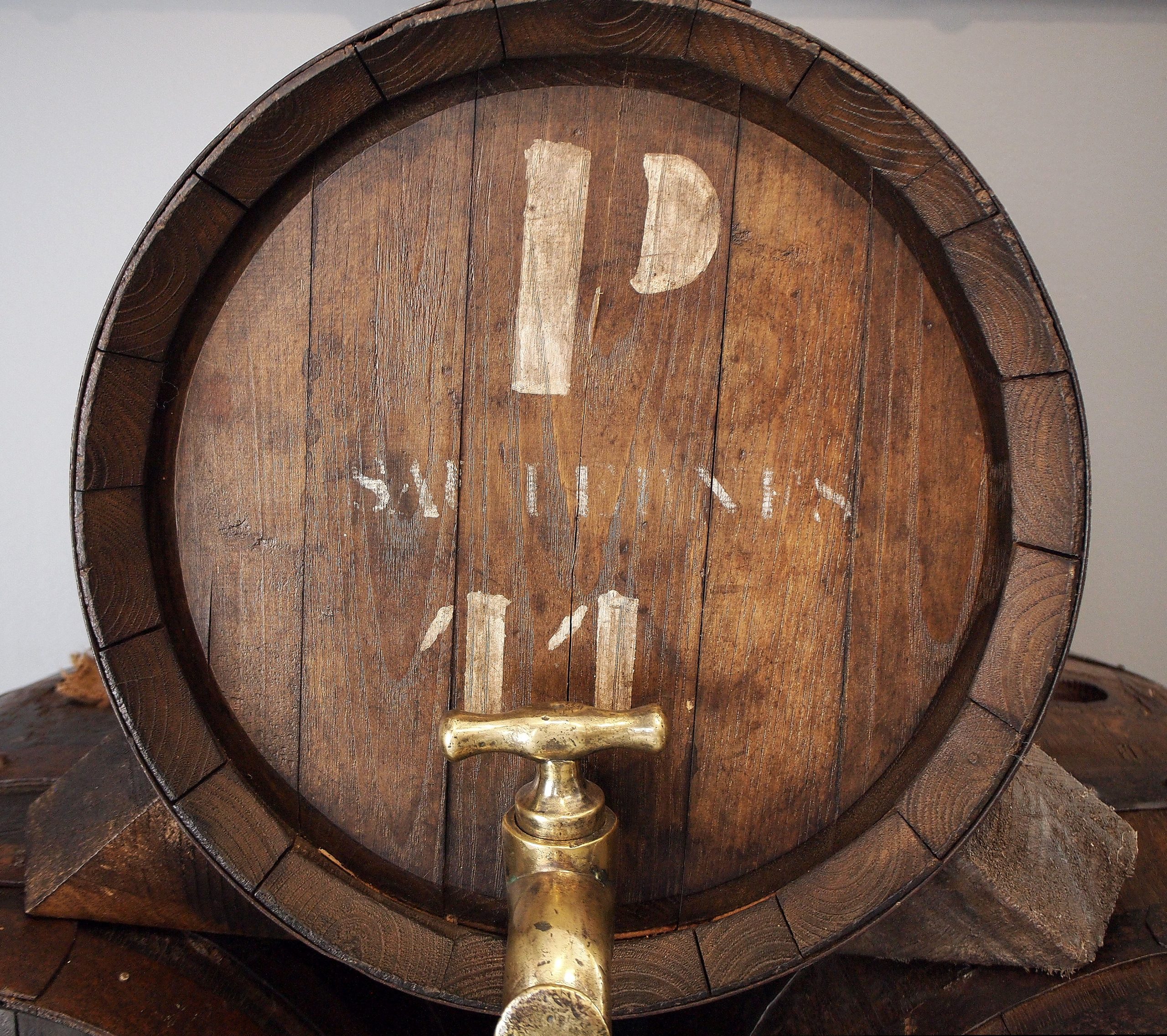 Rack Of Ten French Wine Casks - Schmidt's Antiques Inc.